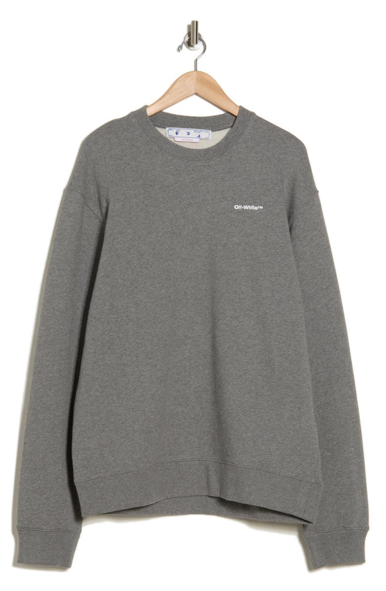 Off-White Slim Wave Outline Diagonal Crewneck Sweatshirt | Nordstromrack