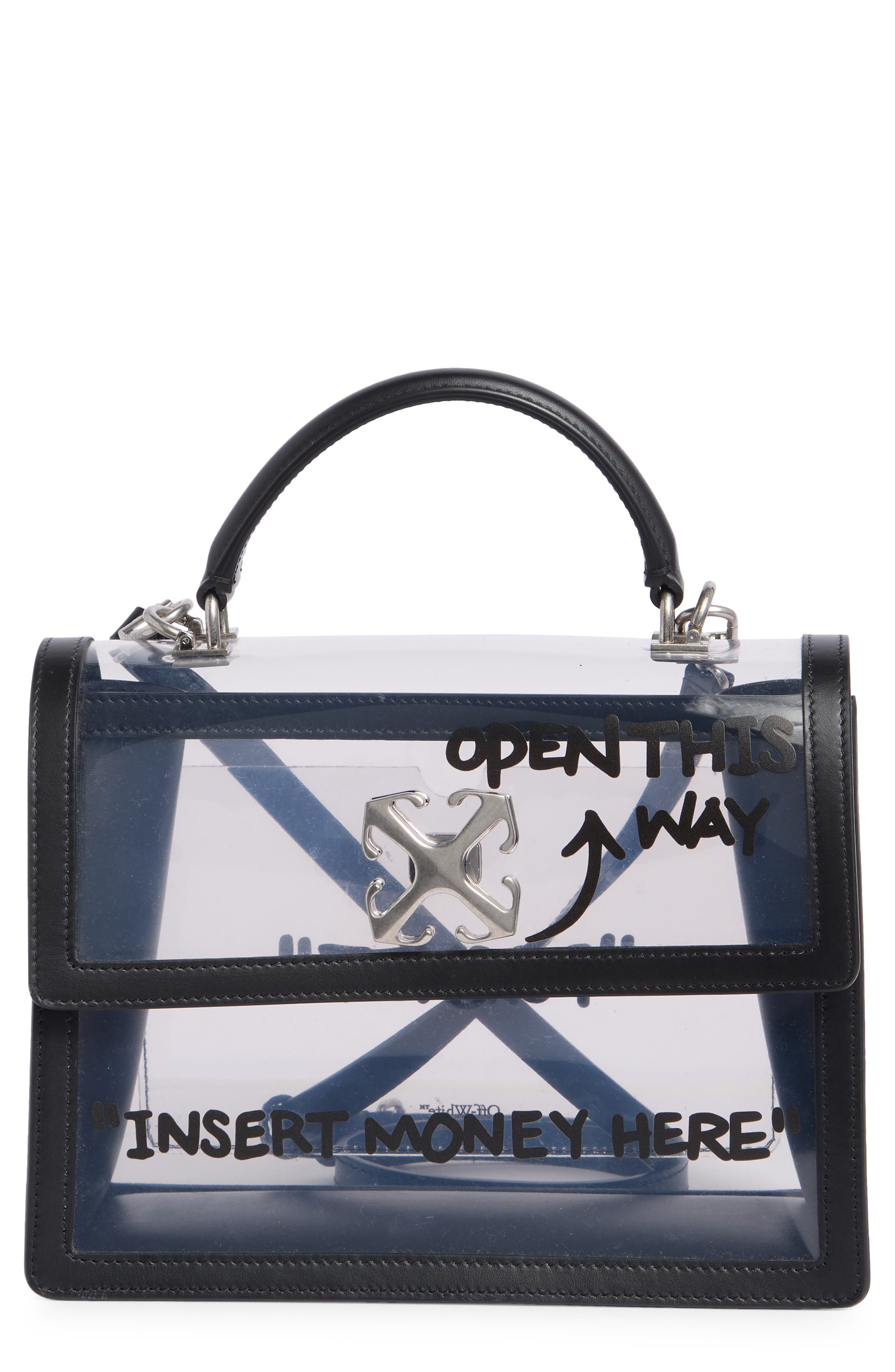 Off-White Jitney 2.8 Clear Top Handle Bag | Nordstromrack