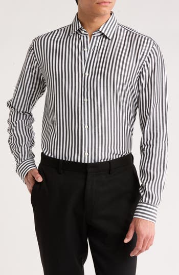 HUGO Valerio Modern Fit Lyocell Dress Shirt | Nordstromrack