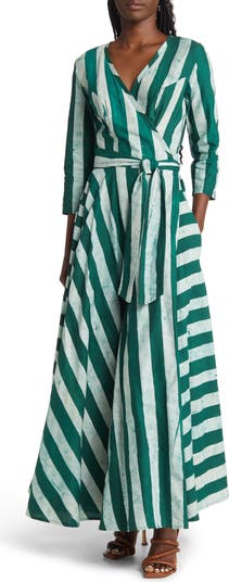 SIKA Stripe Wrap Dress | Nordstrom