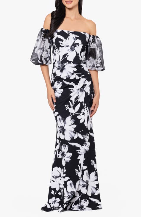 Off the Shoulder Floral Dresses for Women