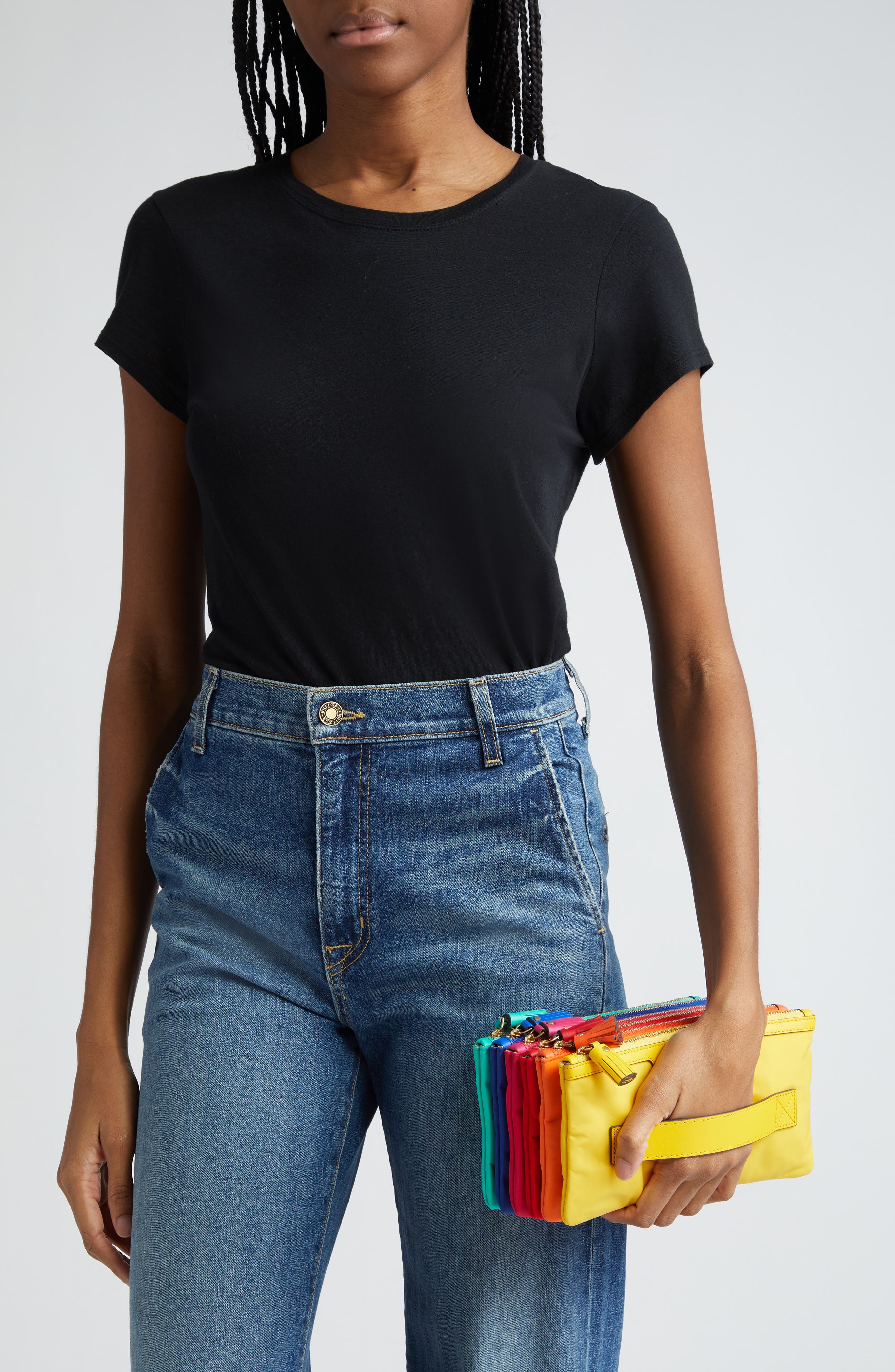 Anya Hindmarch Filing Cabinet Nylon Zip Clutch | Nordstromrack