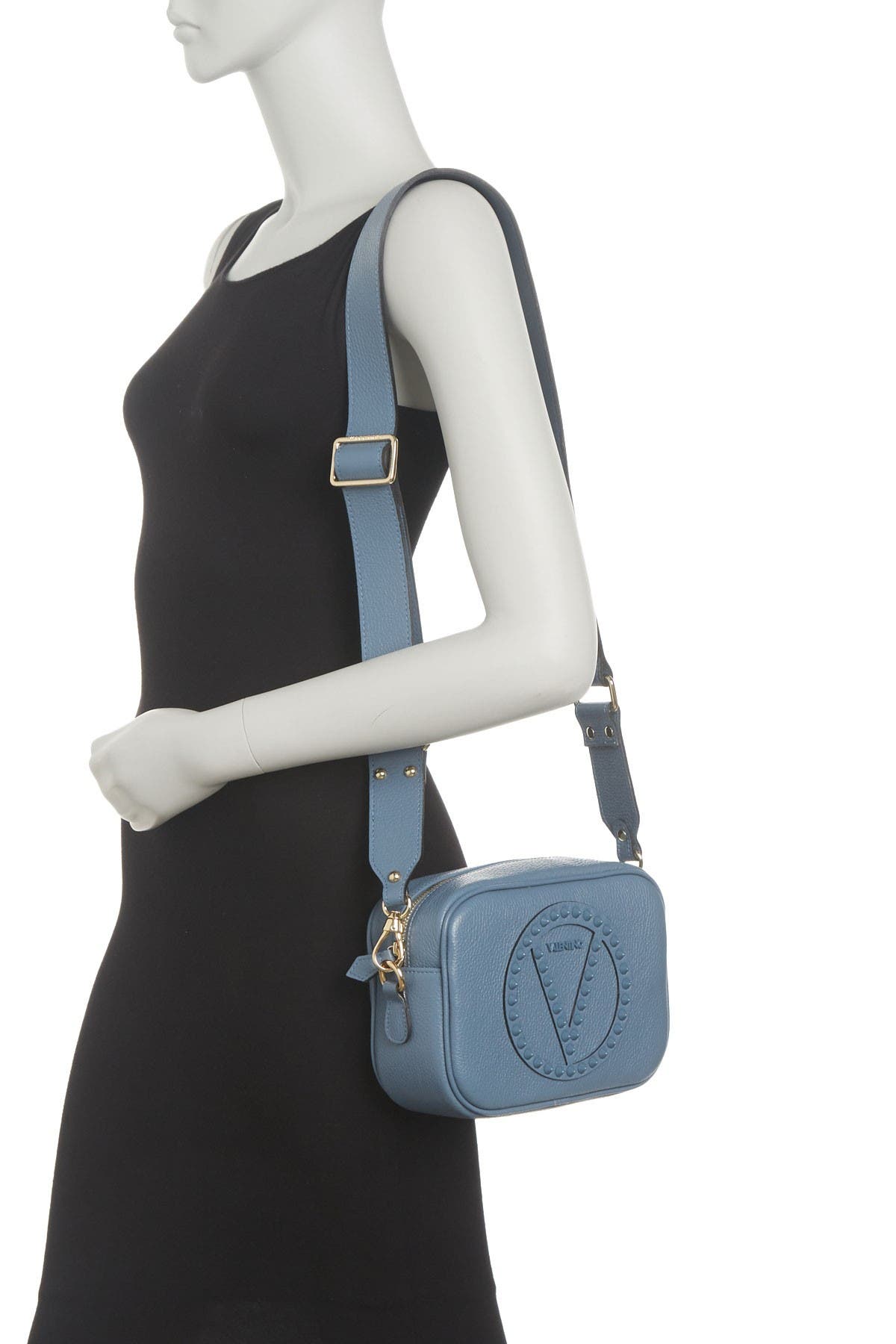 VALENTINO BY MARIO VALENTINO Mia Rock Leather Crossbody | Nordstromrack