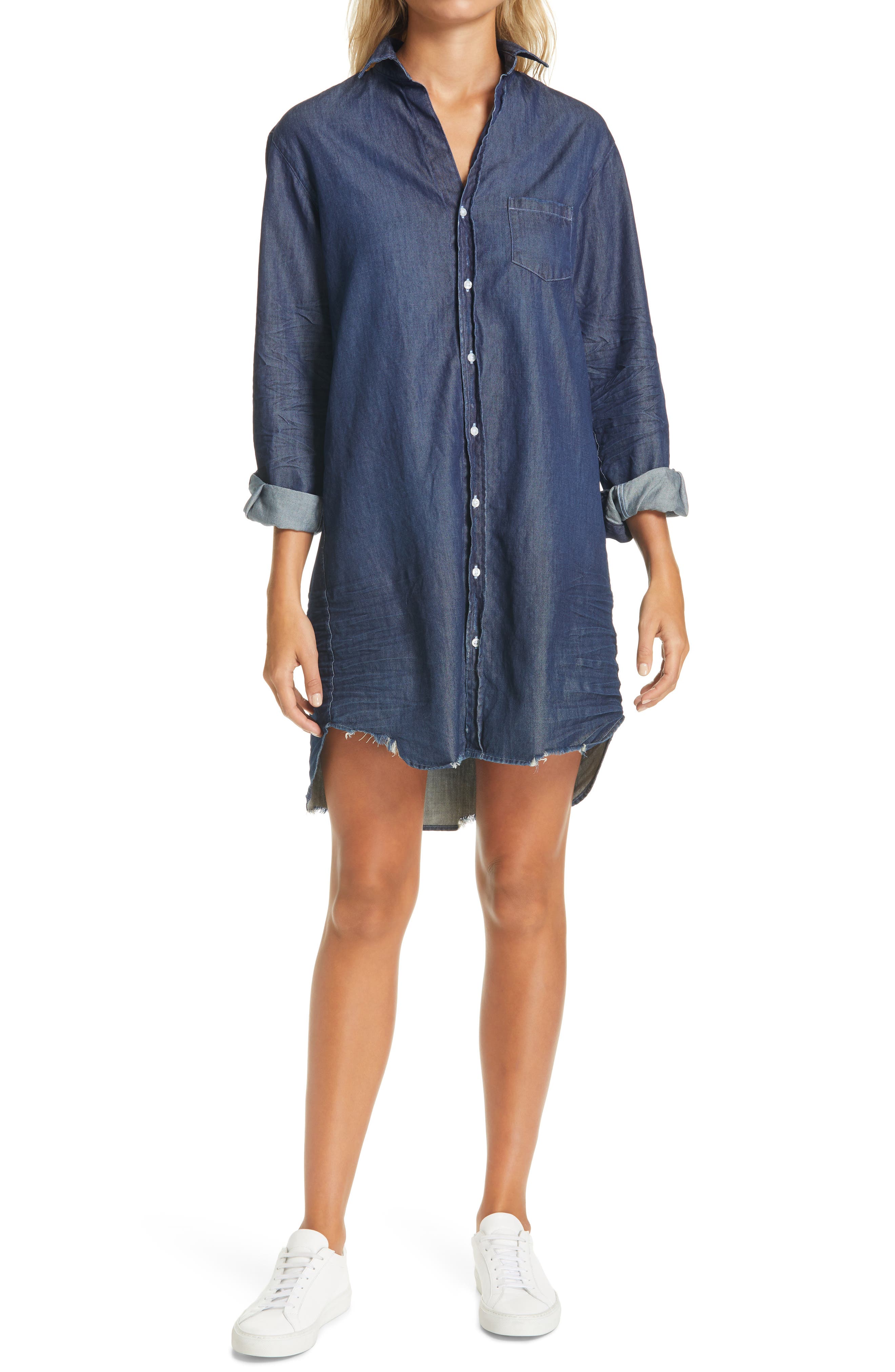 Frank & Eileen Mary Long Sleeve Famous Denim Shirtdress | Nordstrom