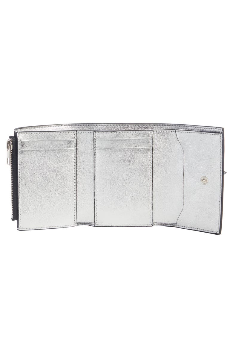 Acne Studios Musubi Metallic Trifold Wallet | Nordstromrack
