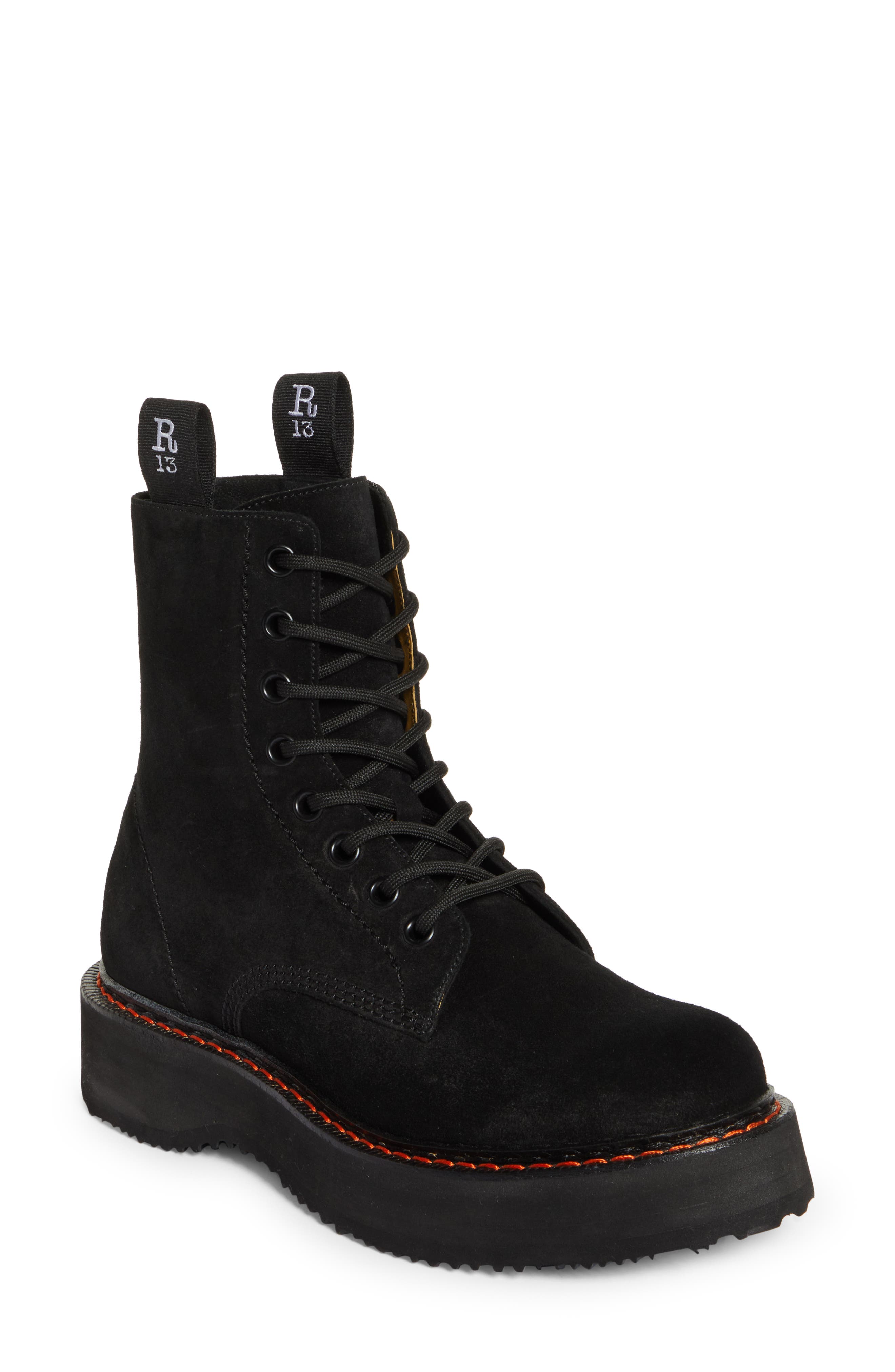 R13 Single Stack Platform Boot (Women) | Nordstromrack