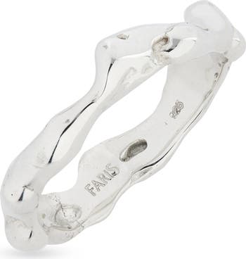 FARIS Lava Band Sterling Silver Ring | Nordstrom