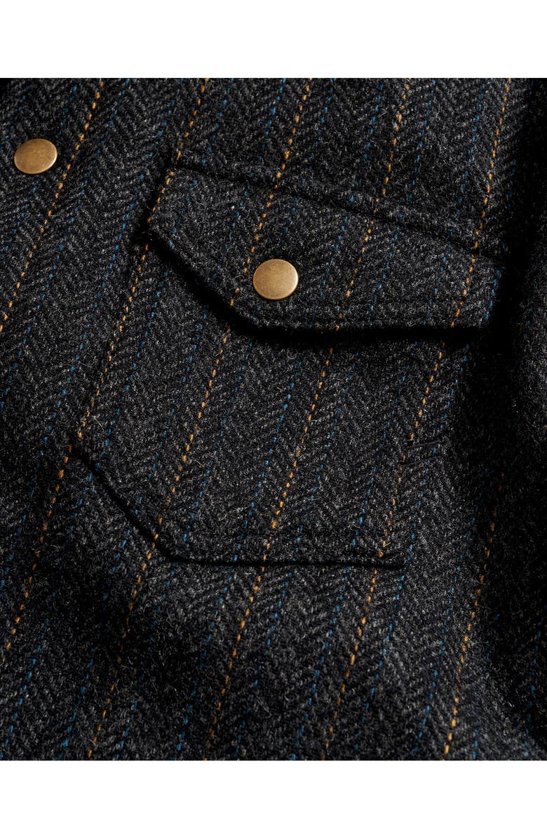 Billy Reid Woodsman Wool Herringbone Shirt Jacket | Nordstromrack