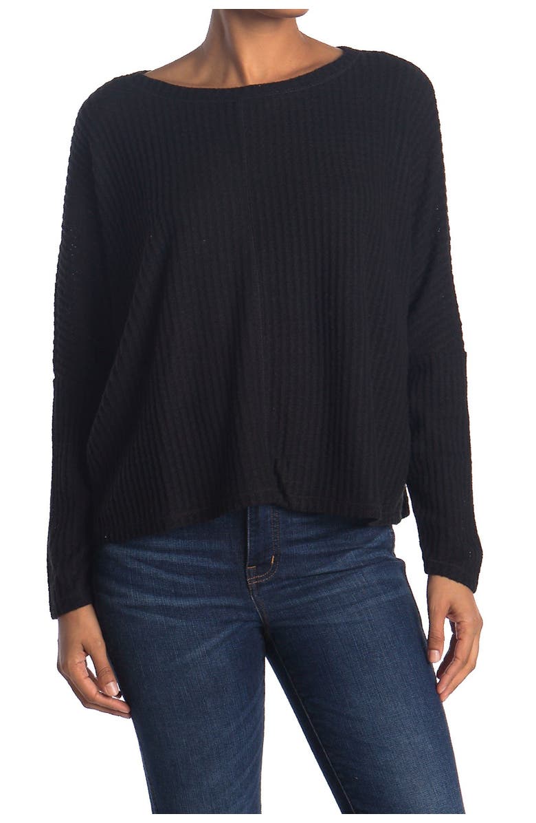 Heather by Bordeaux Long Dolman Sleeve Waffle Knit Pullover | Nordstromrack