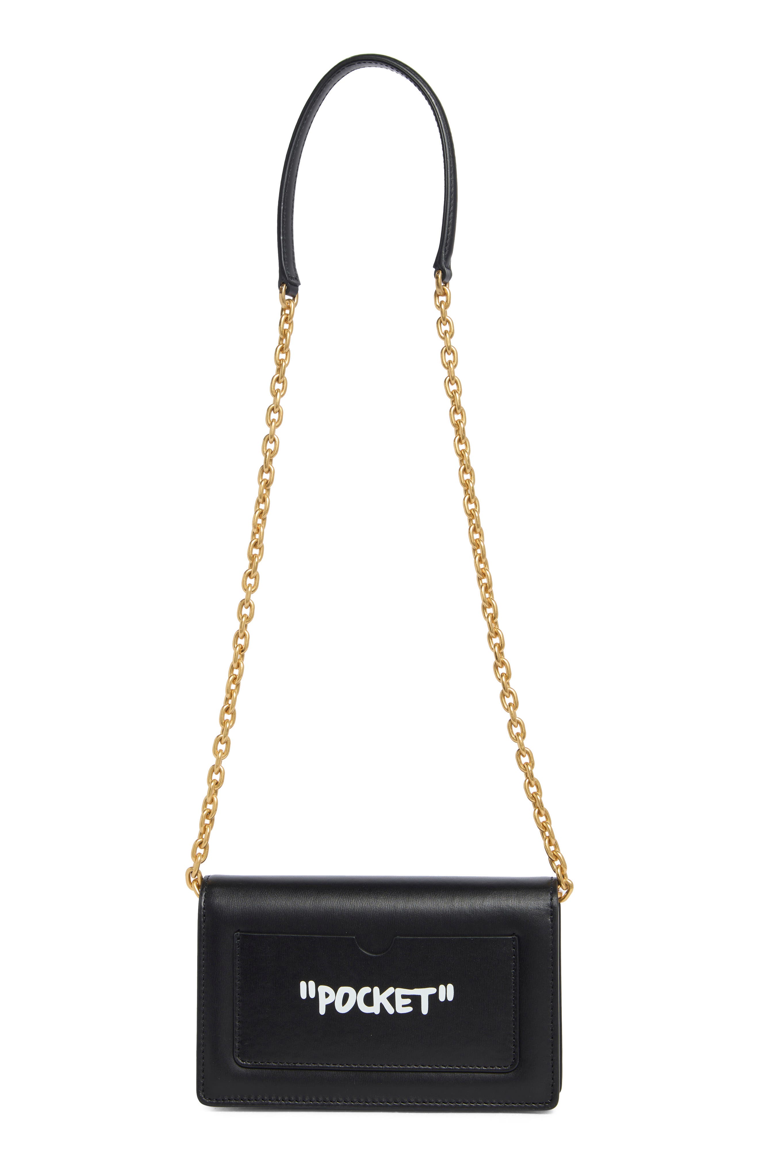 Off-White Jitney 0.5 Quote Leather Shoulder Bag | Nordstromrack
