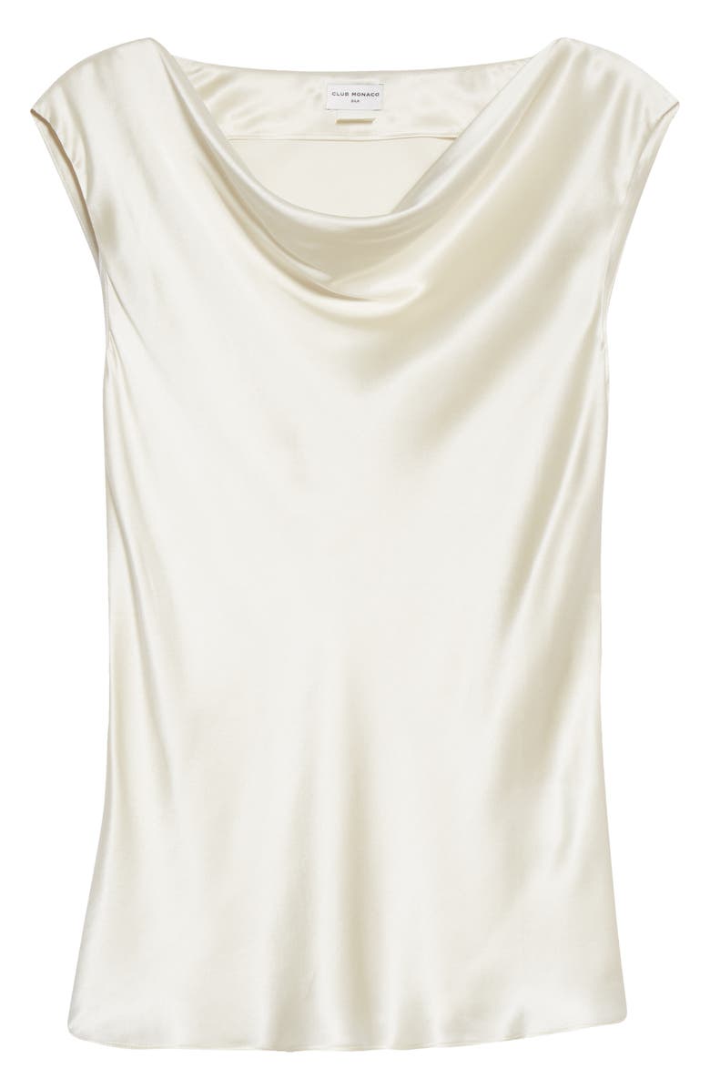 Club Monaco Soft Cowl Neck Silk Top | Nordstromrack