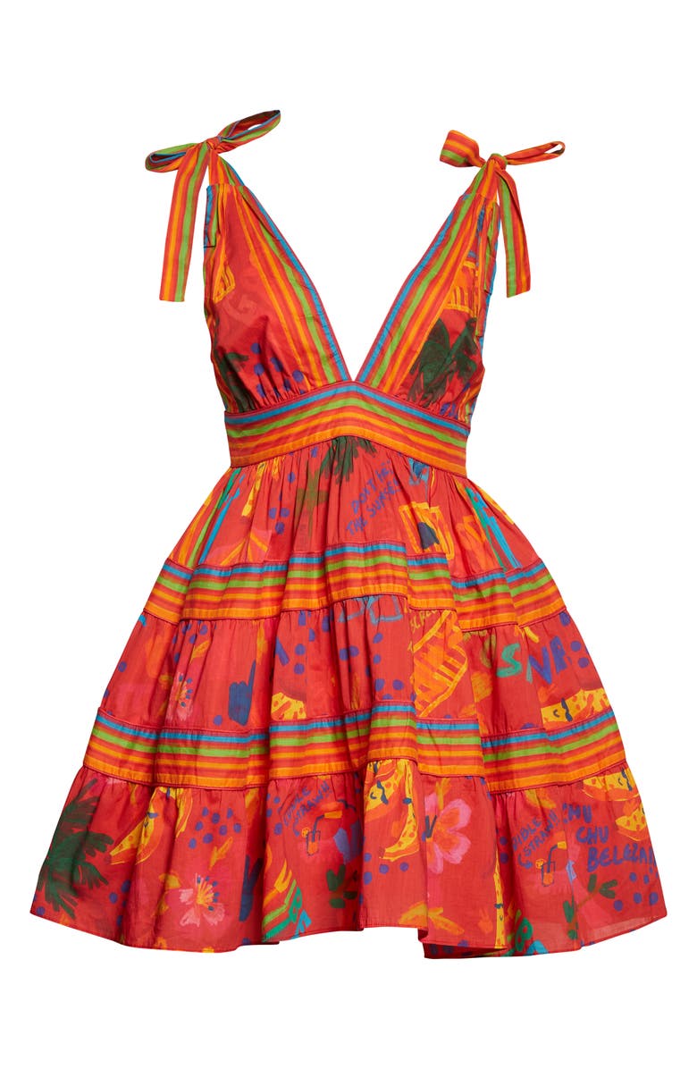 FARM Rio Good Vibes Cotton Minidress | Nordstrom