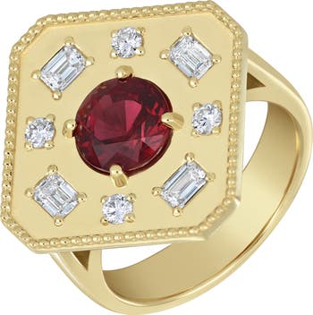 Bony Levy Ruby & Diamond Statement Ring | Nordstrom