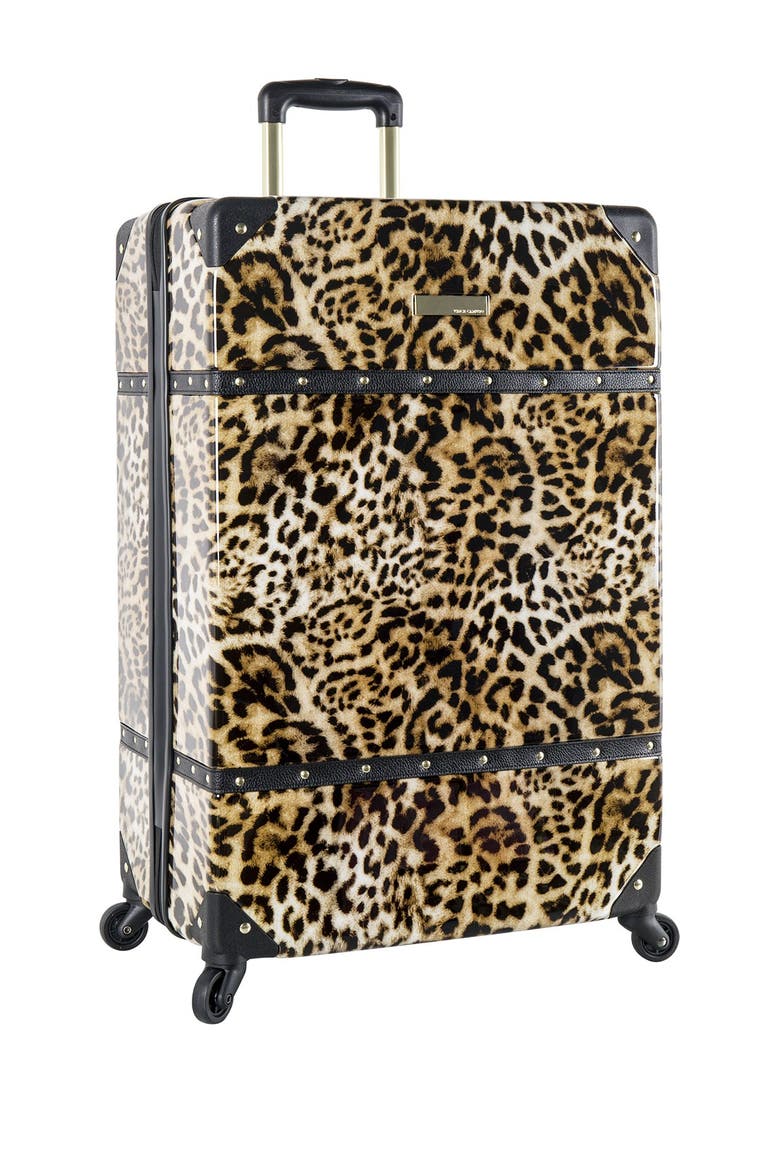 Indigoh 28" Leopard Print Hardside Spinner | Nordstromrack