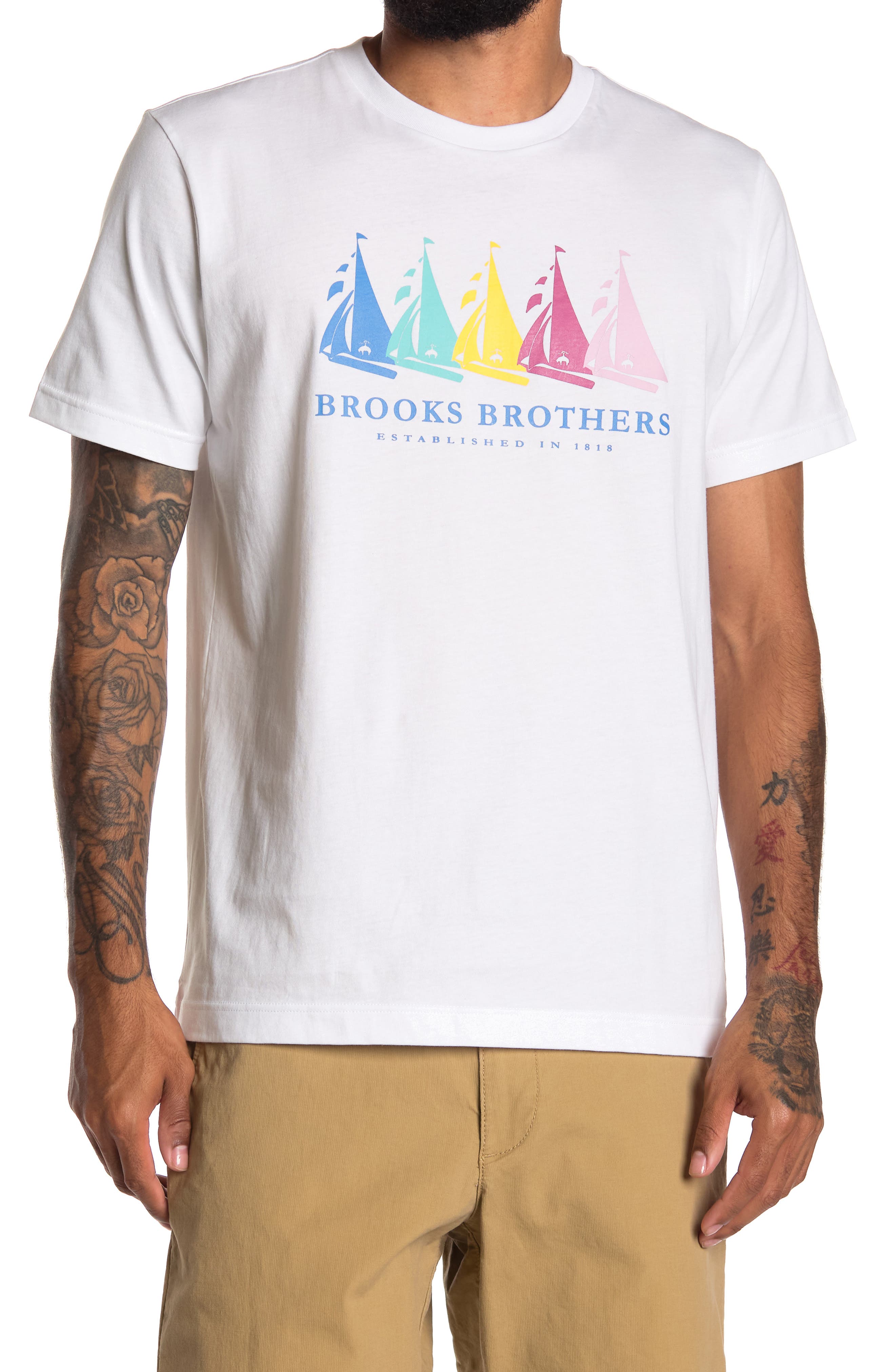 Brooks Brothers Crewneck T-Shirt | Nordstromrack