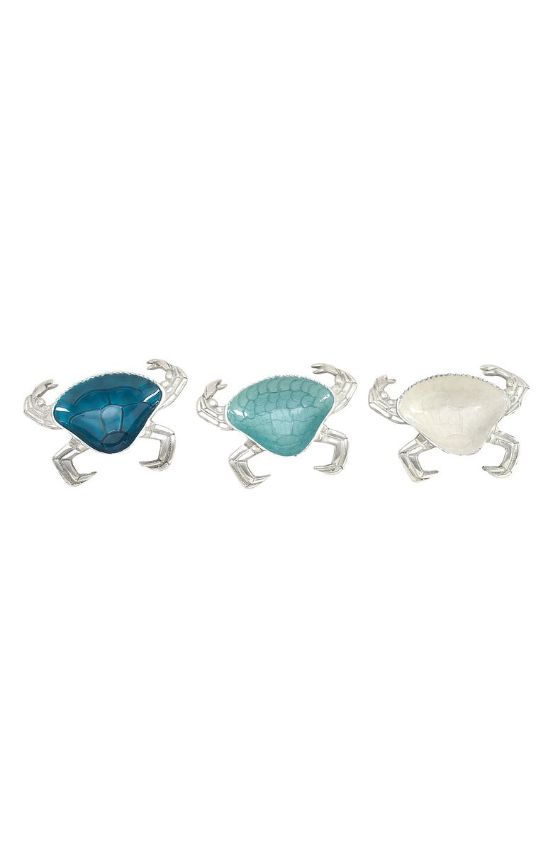 WILLOW ROW Silver Aluminum Coastal Serving Bowl - Set of 3 | Nordstromrack