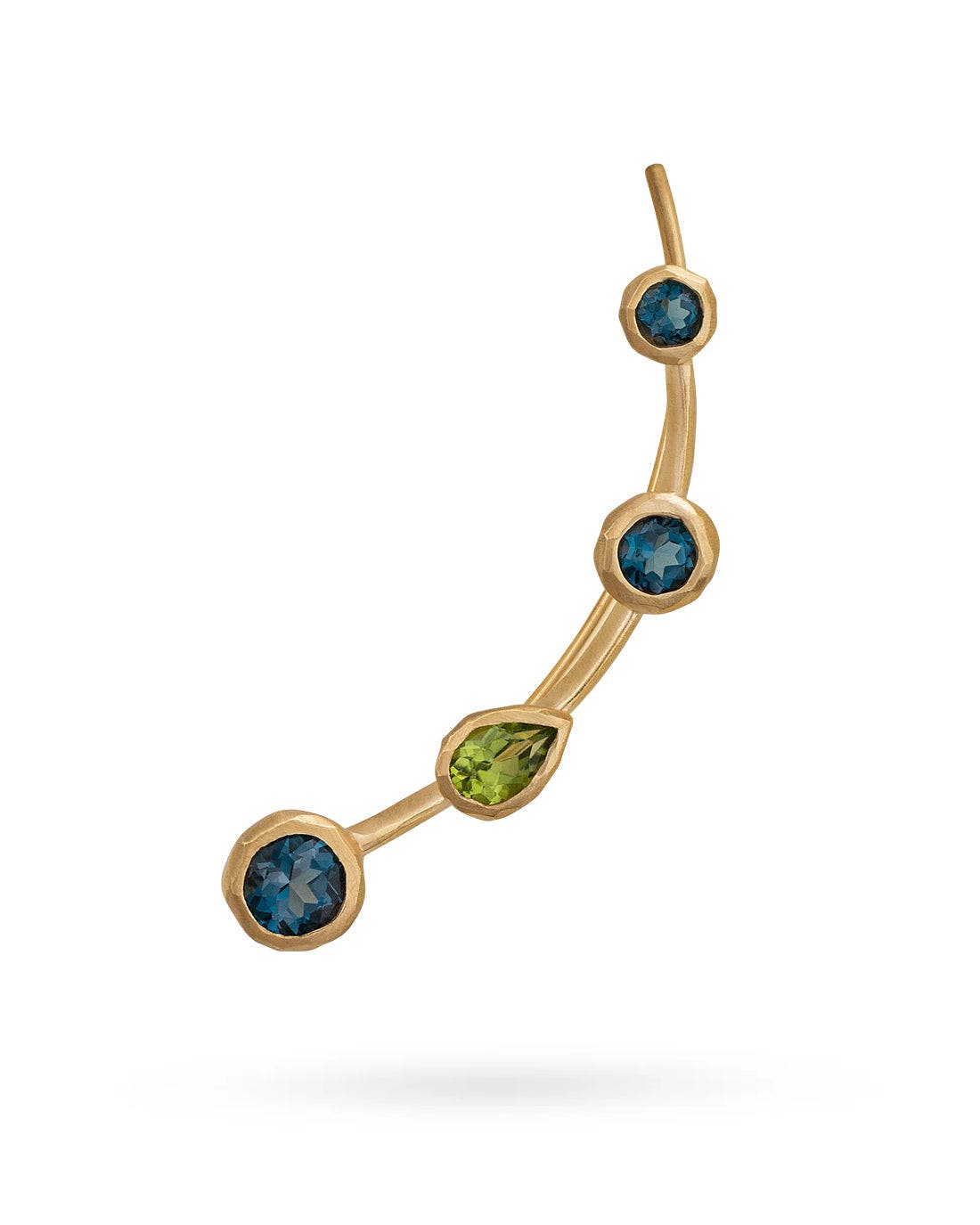 Eloise Jewelry Climber Earring Topaz and Peridot | Nordstrom