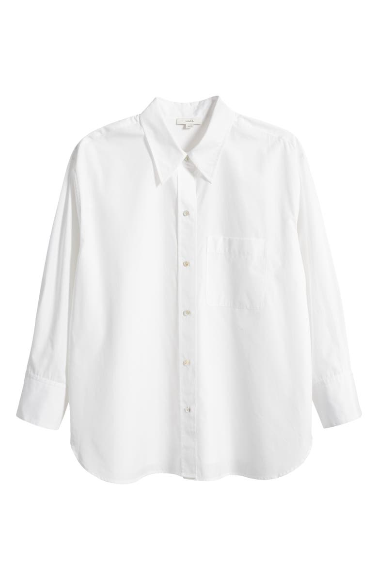 Vince Oversize Cotton Button-Up Shirt | Nordstromrack