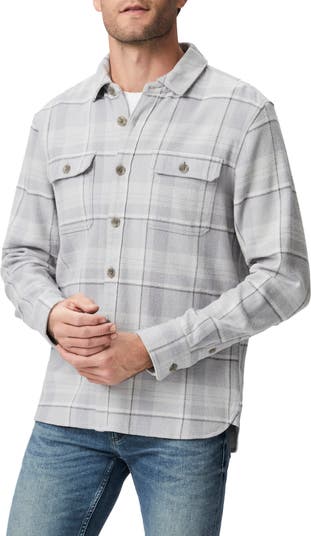 PAIGE Wilbur Plaid Flannel Button-Up Overshirt | Nordstrom