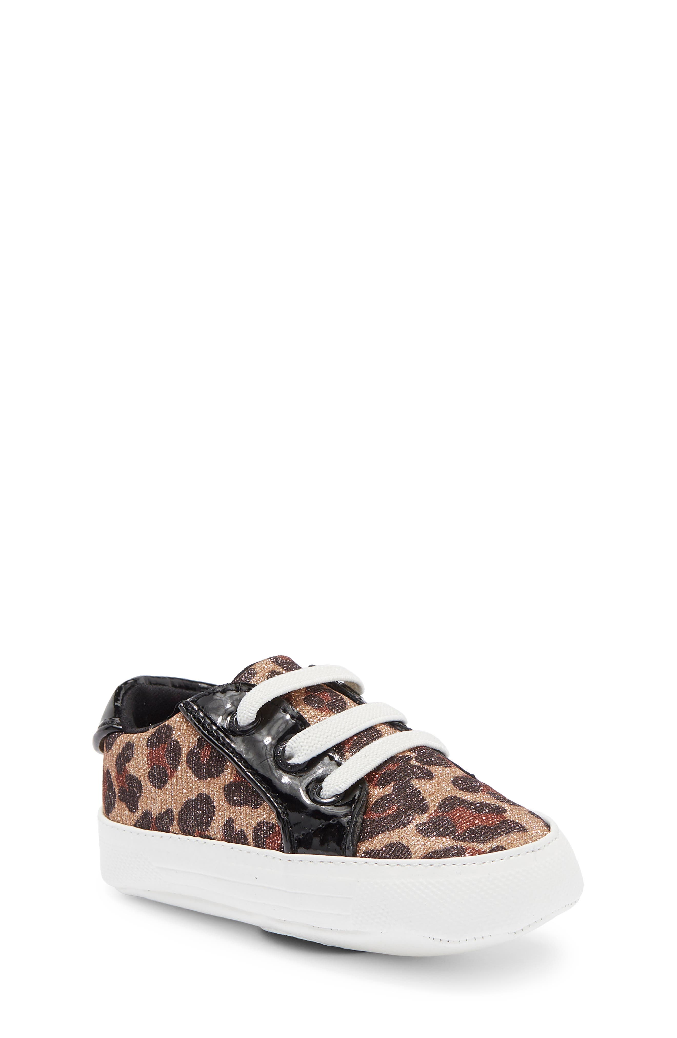 MICHAEL Michael Kors Kids' Leigh Leopard Glitter Low Top Sneaker ...