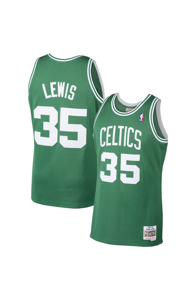 Mitchell & Ness Men's Mitchell & Ness Reggie Lewis Kelly Green Boston ...