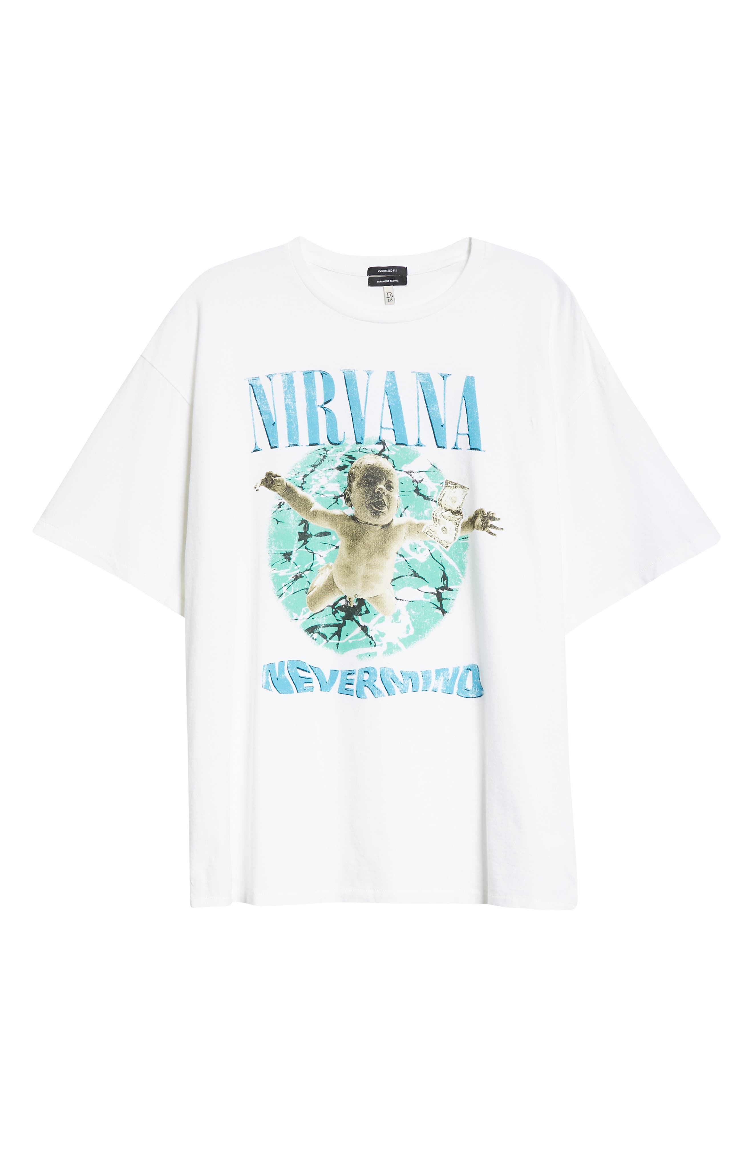R13 Nirvana Nevermind Album Cover Graphic Tee (Women) | Nordstrom