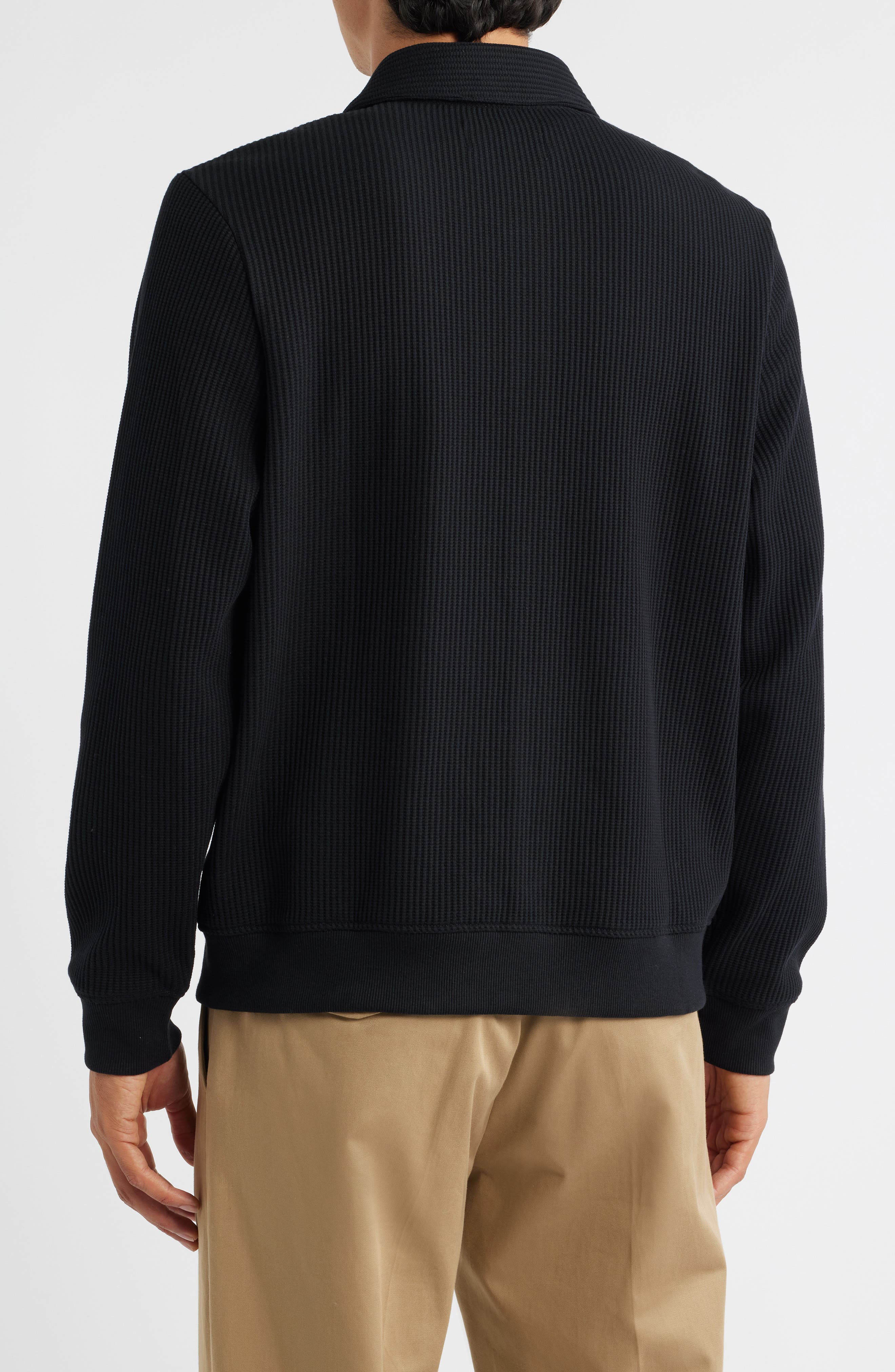 Wax London Hays Jersey Snap-Up Overshirt | Nordstromrack