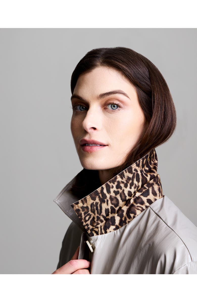 JANE POST Belted Safari Rain Jacket | Nordstrom