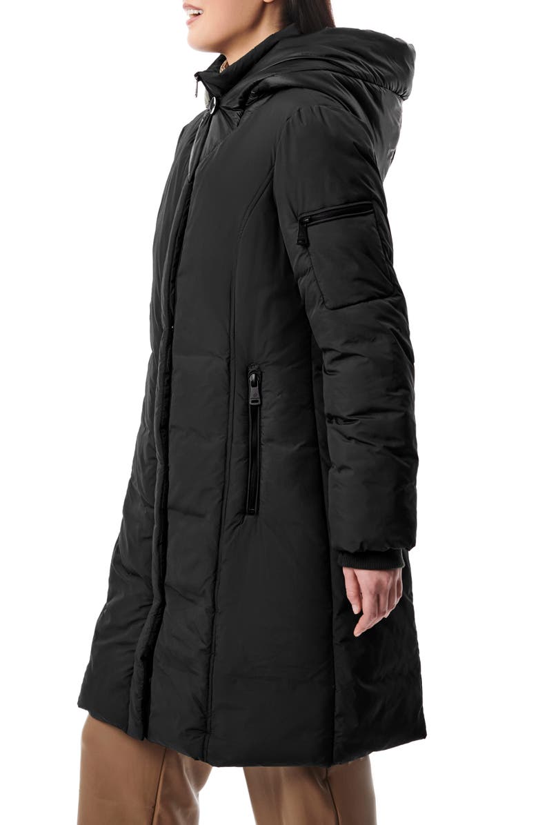 Bernardo Hooded Insulated Recycled Polyester Parka with Bib | Nordstromrack