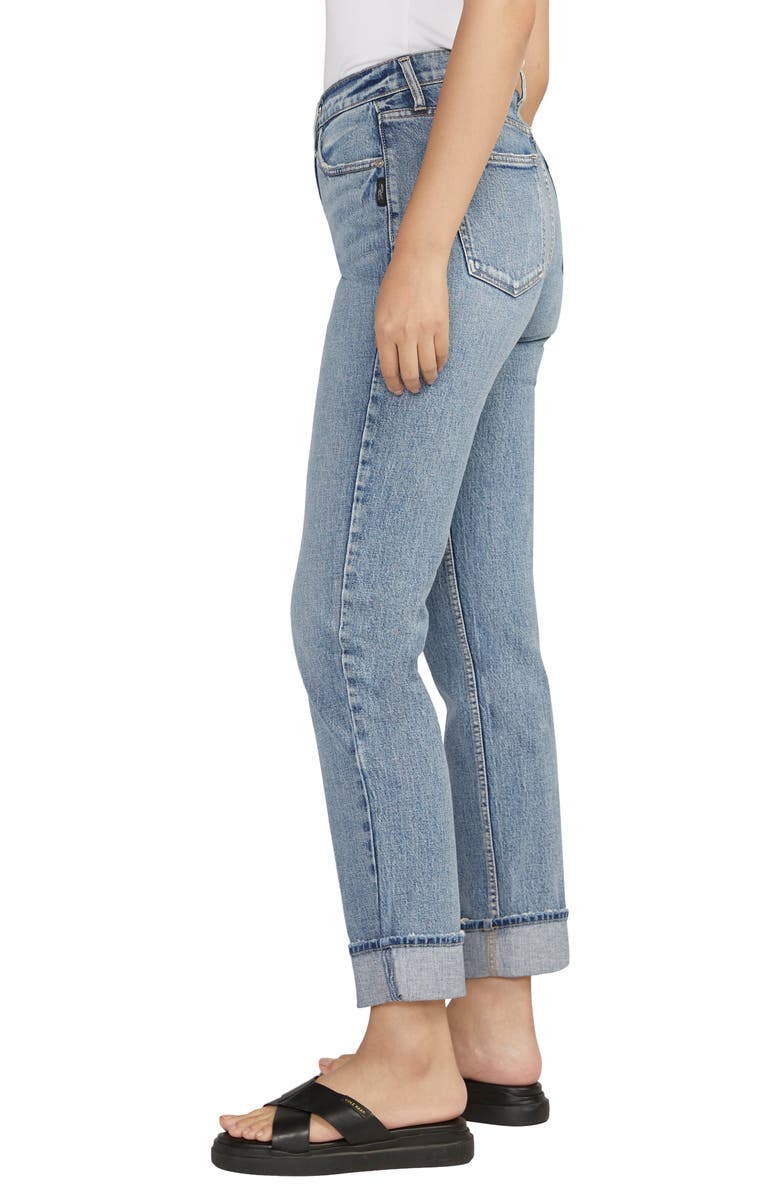 Silver Jeans Co. '90s High Waist Straight Leg Boyfriend Jeans | Nordstrom