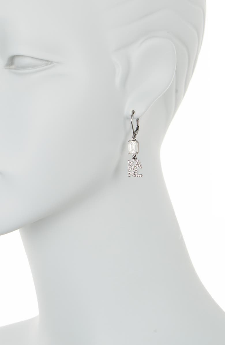 KARL LAGERFELD PARIS Logo Drop Earrings | Nordstromrack