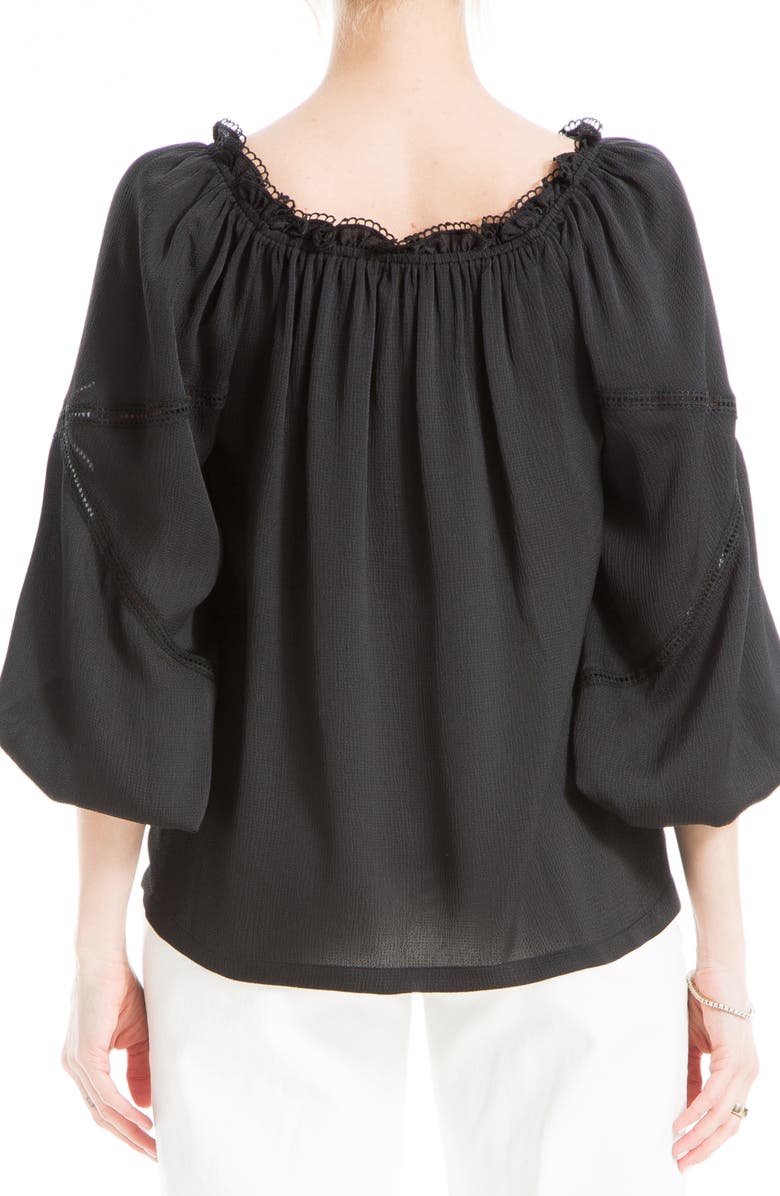 MAX STUDIO Textured Satin Blouse | Nordstromrack