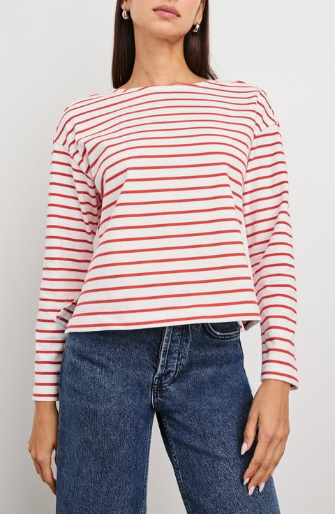 Women's 100% Cotton Striped Tops | Nordstrom