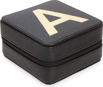 Nordstrom Initial Zip Square Jewelry Box | Nordstrom