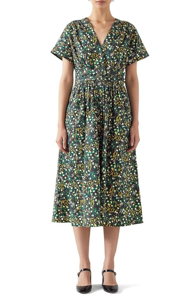 LK Bennett Eva Meadow Midi Dress | Nordstromrack