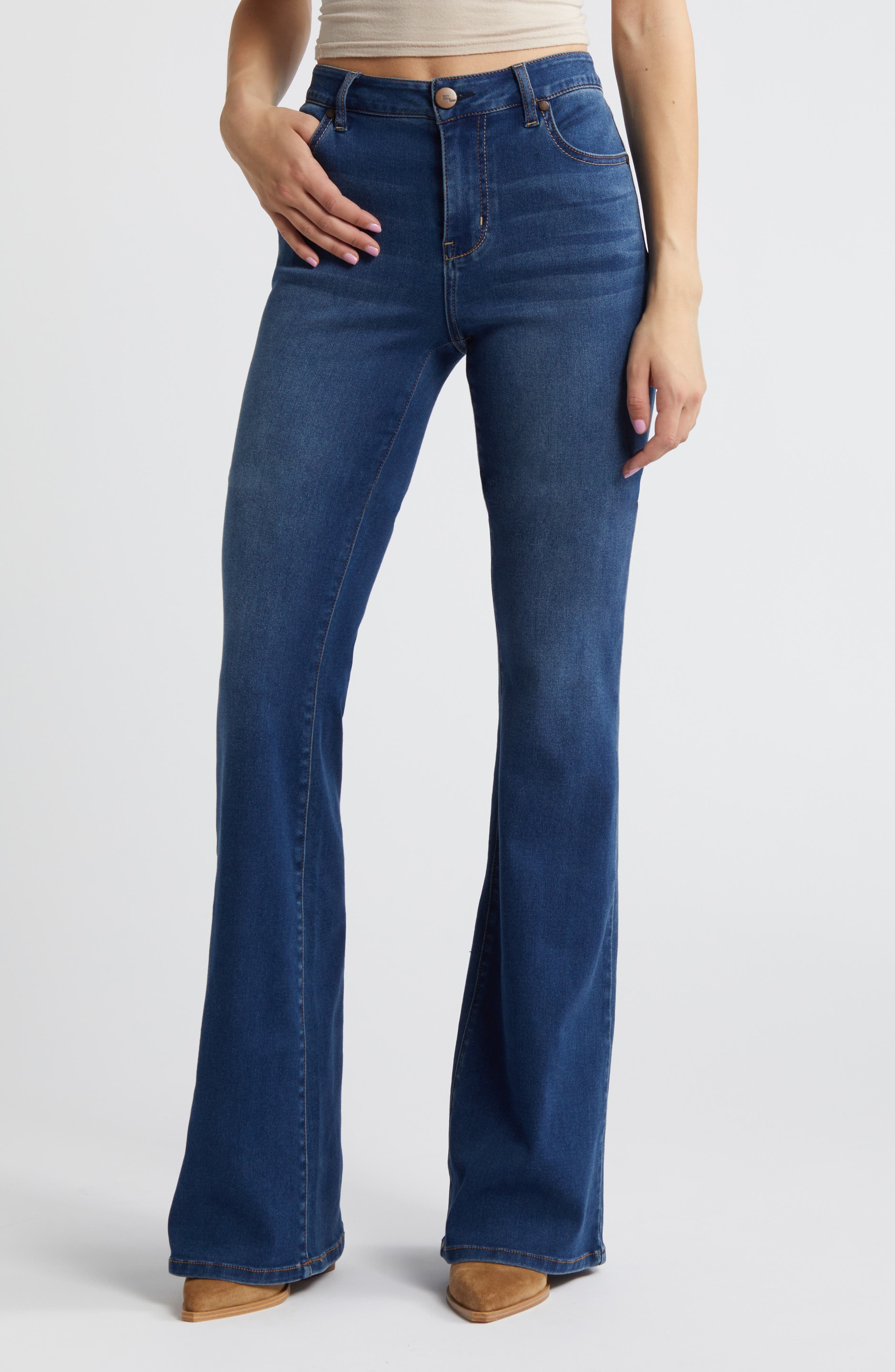 1822 Denim Butter Tall High Waist Slim Bootcut Jeans | Nordstrom
