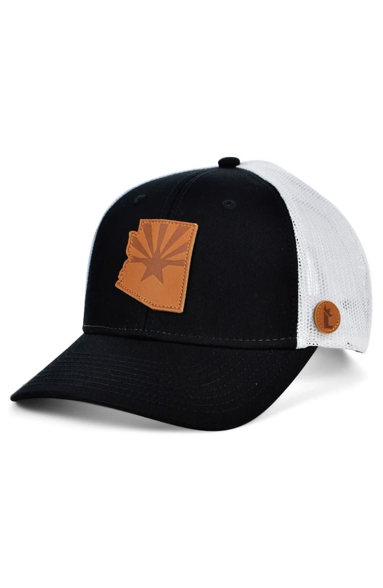 Local Crowns Men's Black/White Arizona Local Crowns Statement Trucker ...