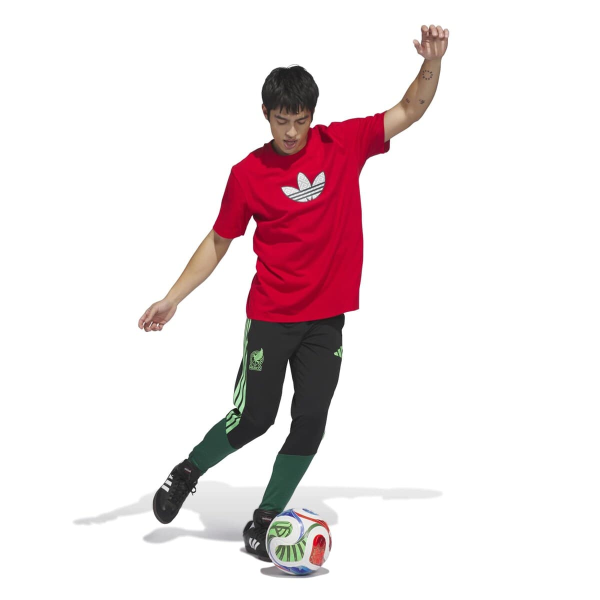 adidas Men's adidas Red Mexico National Team 2026 Away Jersey Hook T ...