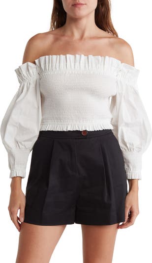 Toccin Smocked Ruffle Top | Nordstromrack
