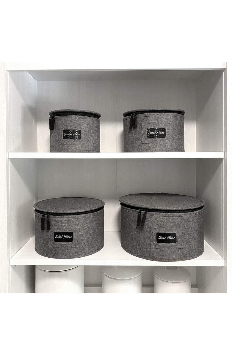 SORBUS 5-Piece Dinnerware Storage Set - Grey | Nordstromrack