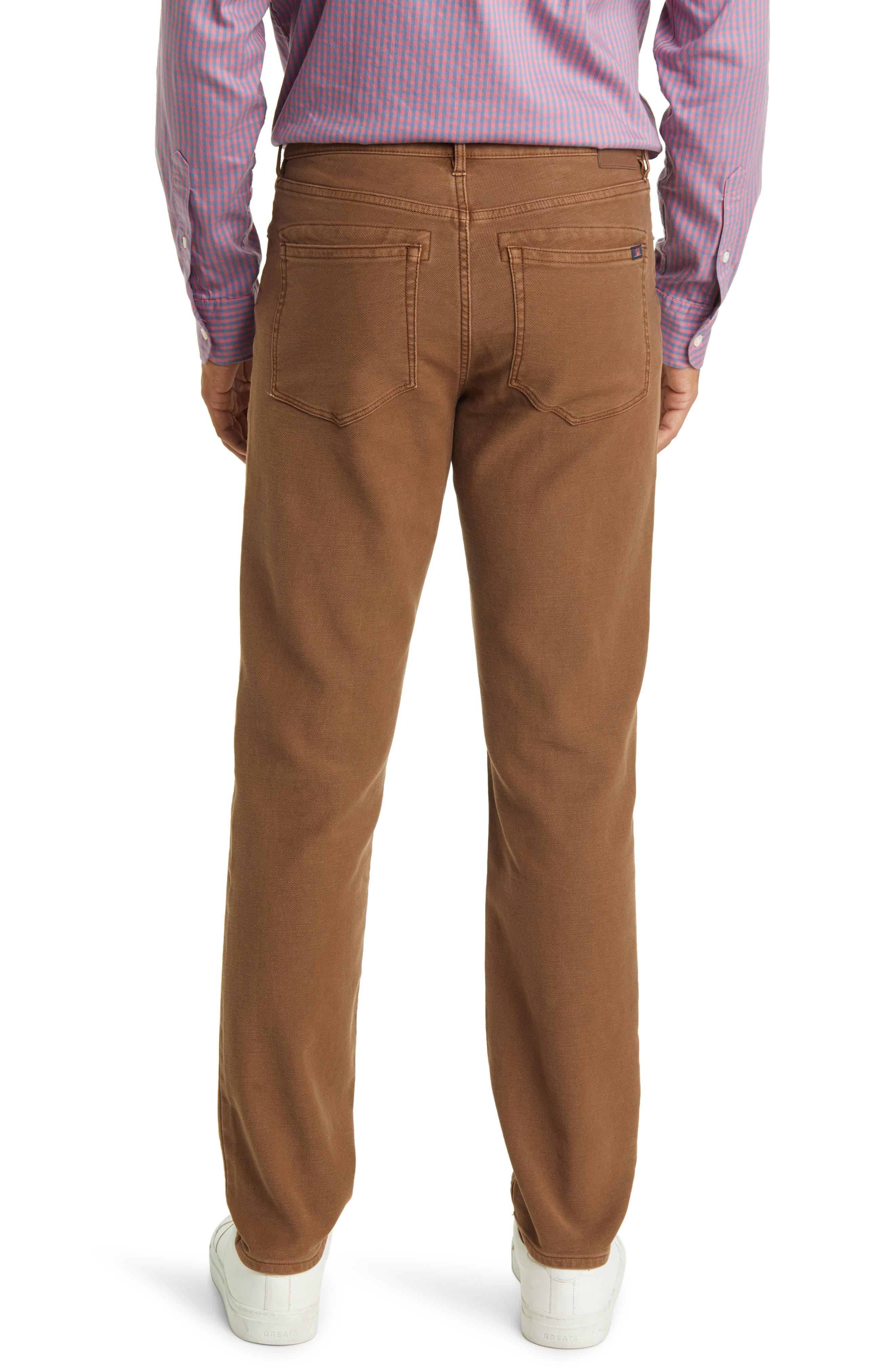 Faherty Stretch Terry Slim Straight Leg Five-Pocket Pants | Nordstromrack
