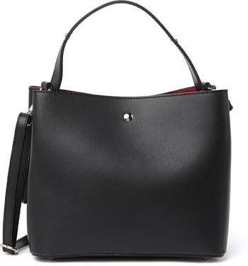 MASSIMO CASTELLO Squared Leather Top Handle Bag | Nordstromrack