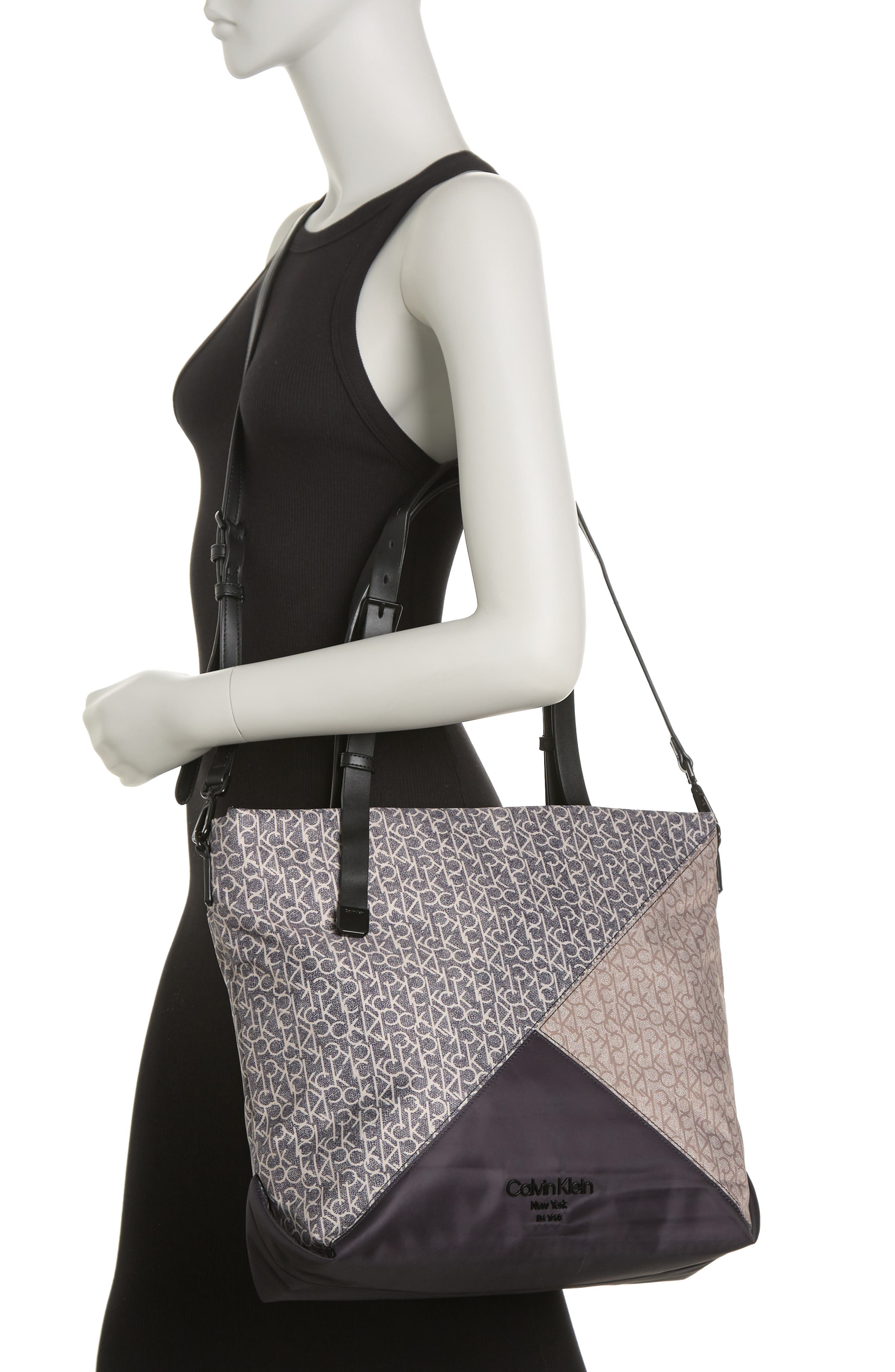 Calvin Klein Brielle Logo Print Tote Bag | Nordstromrack