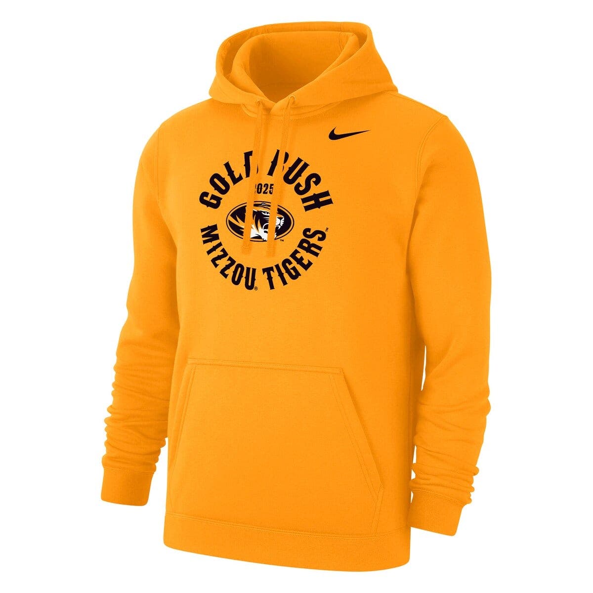 Nike Men's Nike Gold Missouri Tigers 2025 Gold Rush Club Fleece Hoodie ...