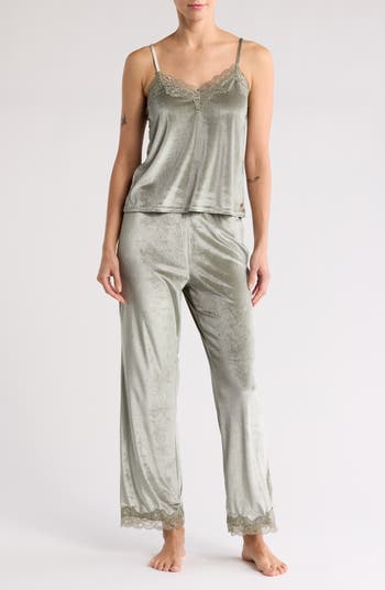 Danskin High Shine Velour Camisole & Pants Pajamas | Nordstromrack
