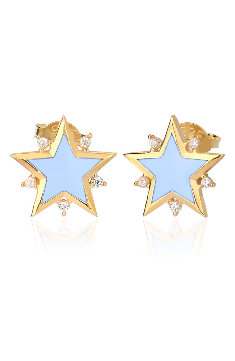 GABI RIELLE Periwinkle Starburst Studs | Nordstromrack
