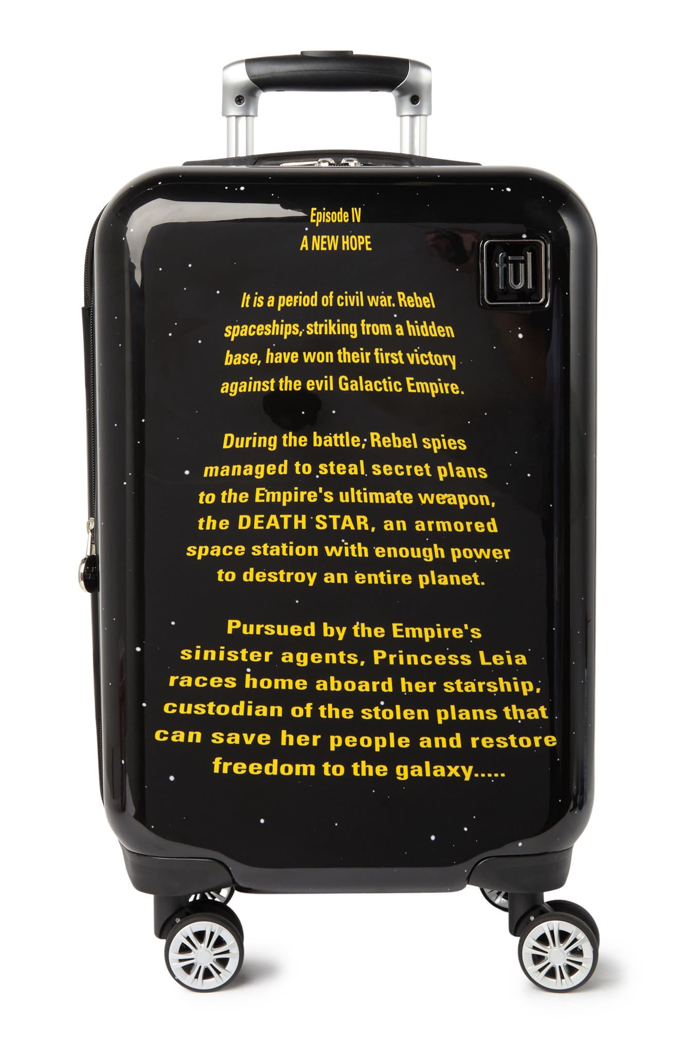 Danielle Nicole Star Wars Wordmark Printed 21" Spinner Luggage ...