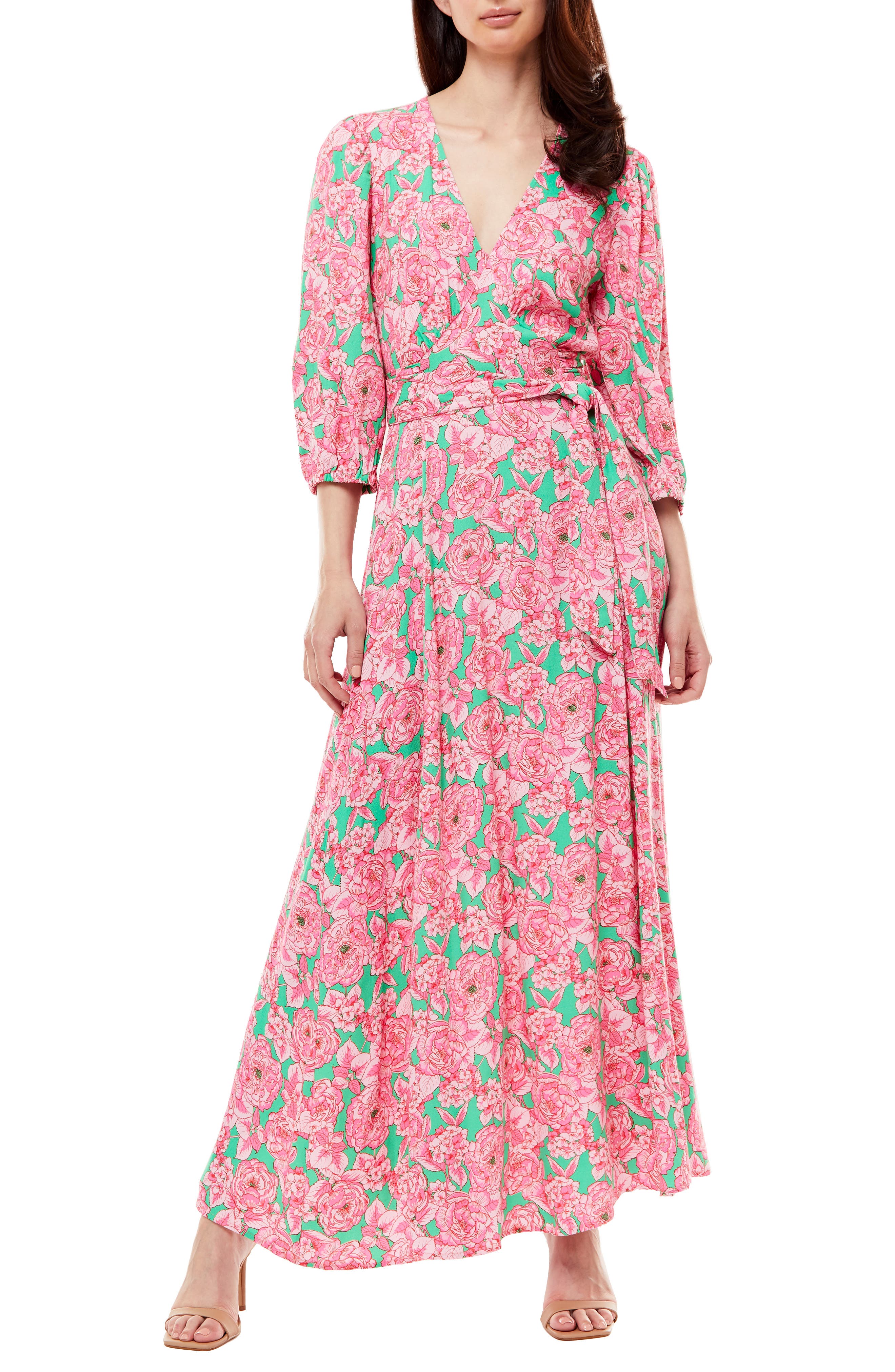 Love By Design Sun Benito Crepe Maxi Dress | Nordstromrack