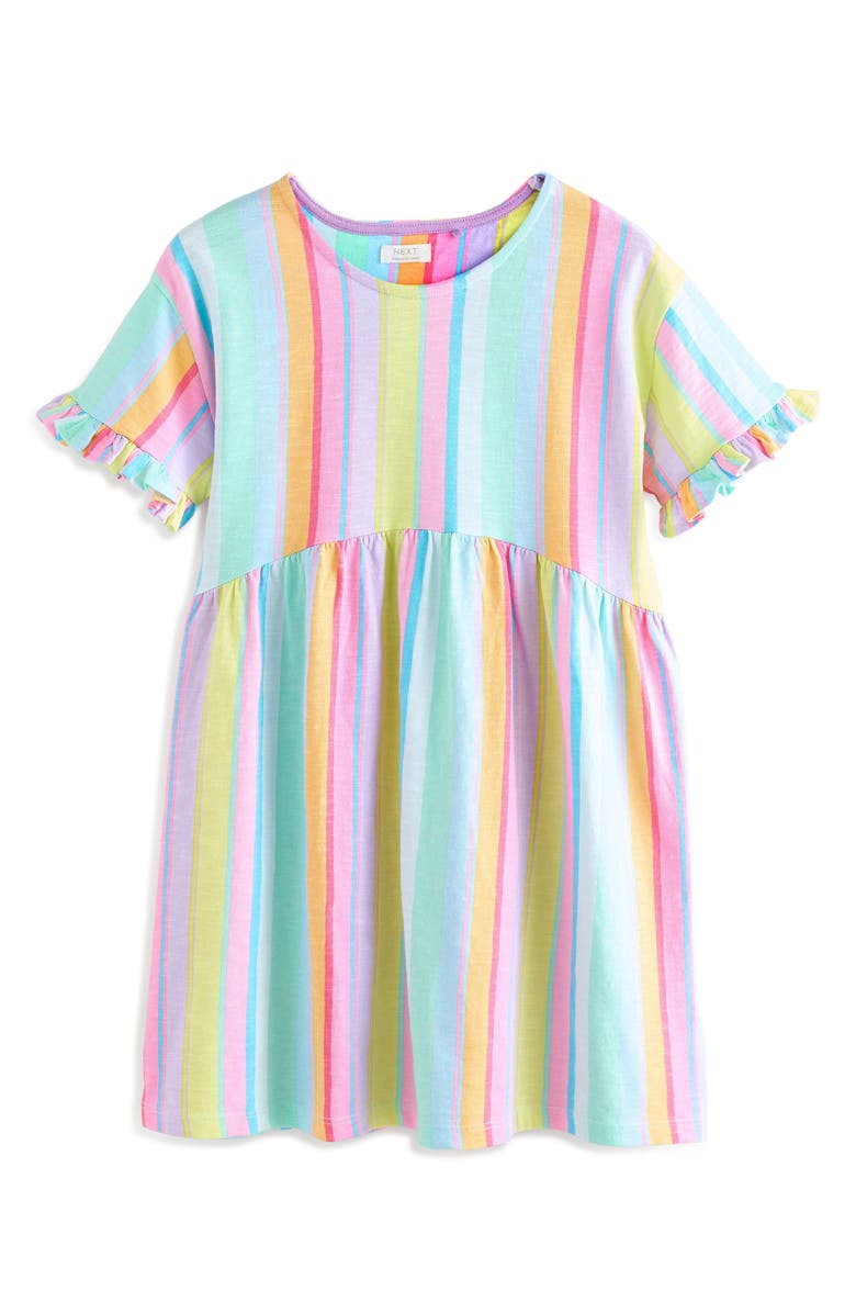 NEXT Kids' Rainbow Stripe Dress | Nordstromrack