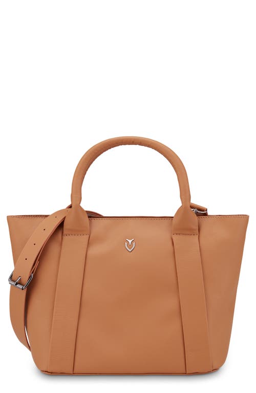 Vessel Signature 2.0 Faux Leather Mini Tote In Pebbled Tan | ModeSens